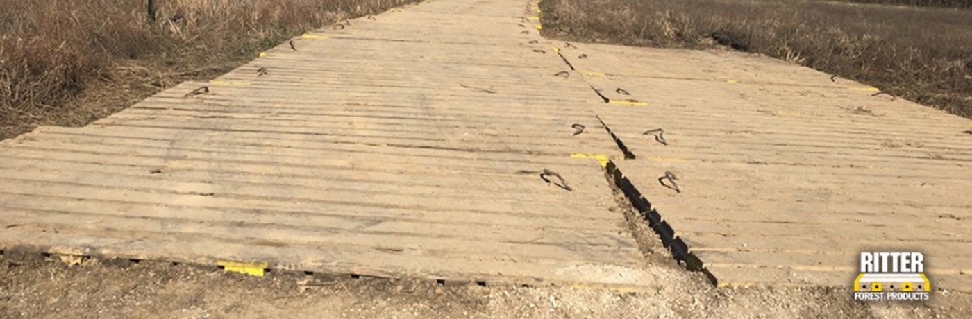 Used Industrial Hardwood Mats for Sale | Ritter Forest Products